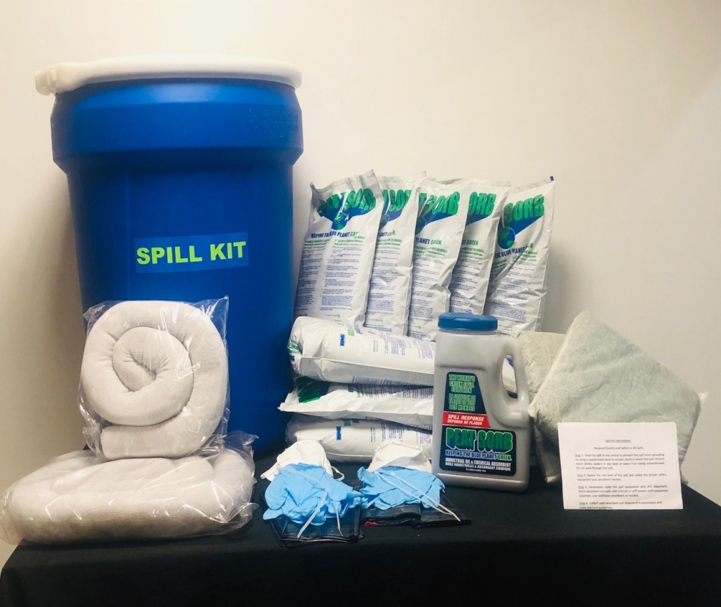 PEAT SORB DRUM SPILL KIT: Absorption approx. 15 Gallons – PeatSorb